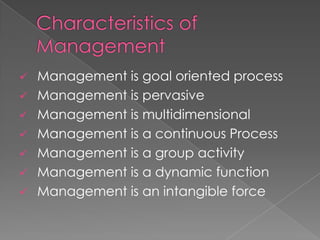 WHAT IS MANAGEMENT? | PPTX