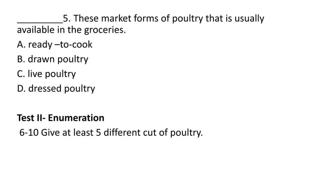 PPT on market forms of poultry.pptx | Birds | Pets