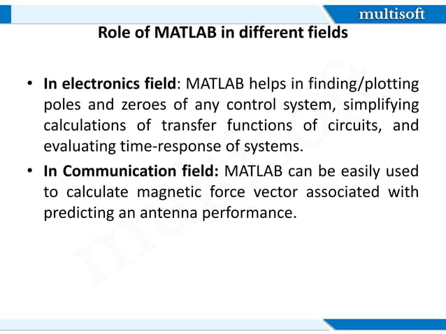 MATLAB Training Online | PPTX | Computing | Technology & Computing