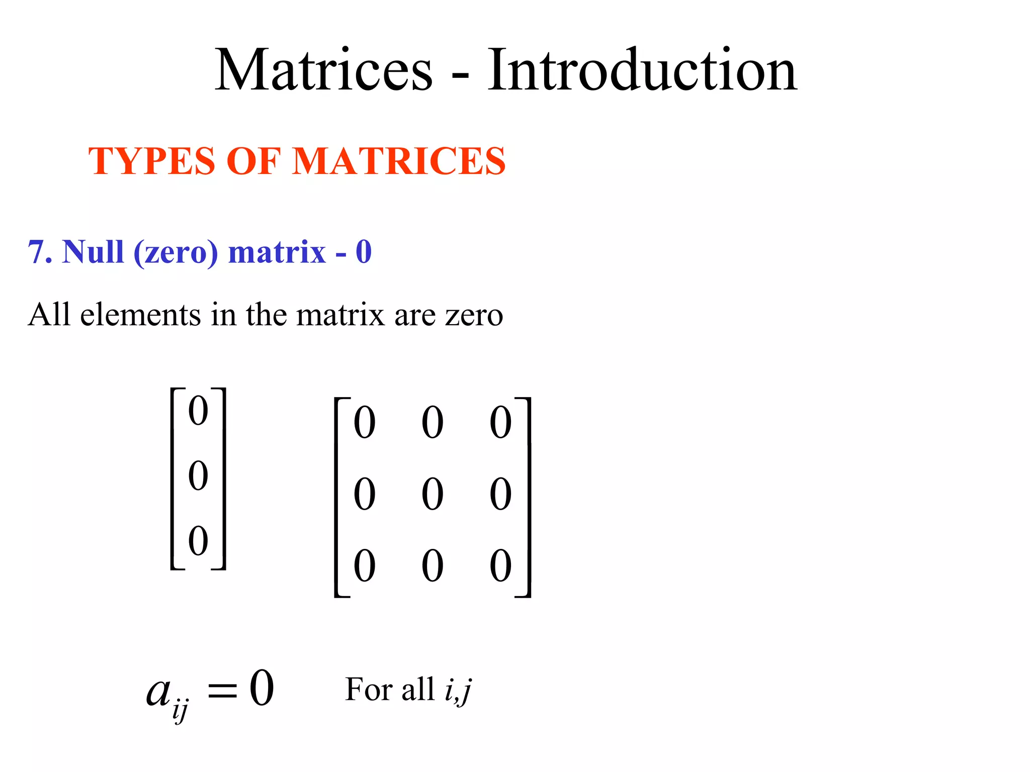 Ppt on matrices and Determinants | PPT