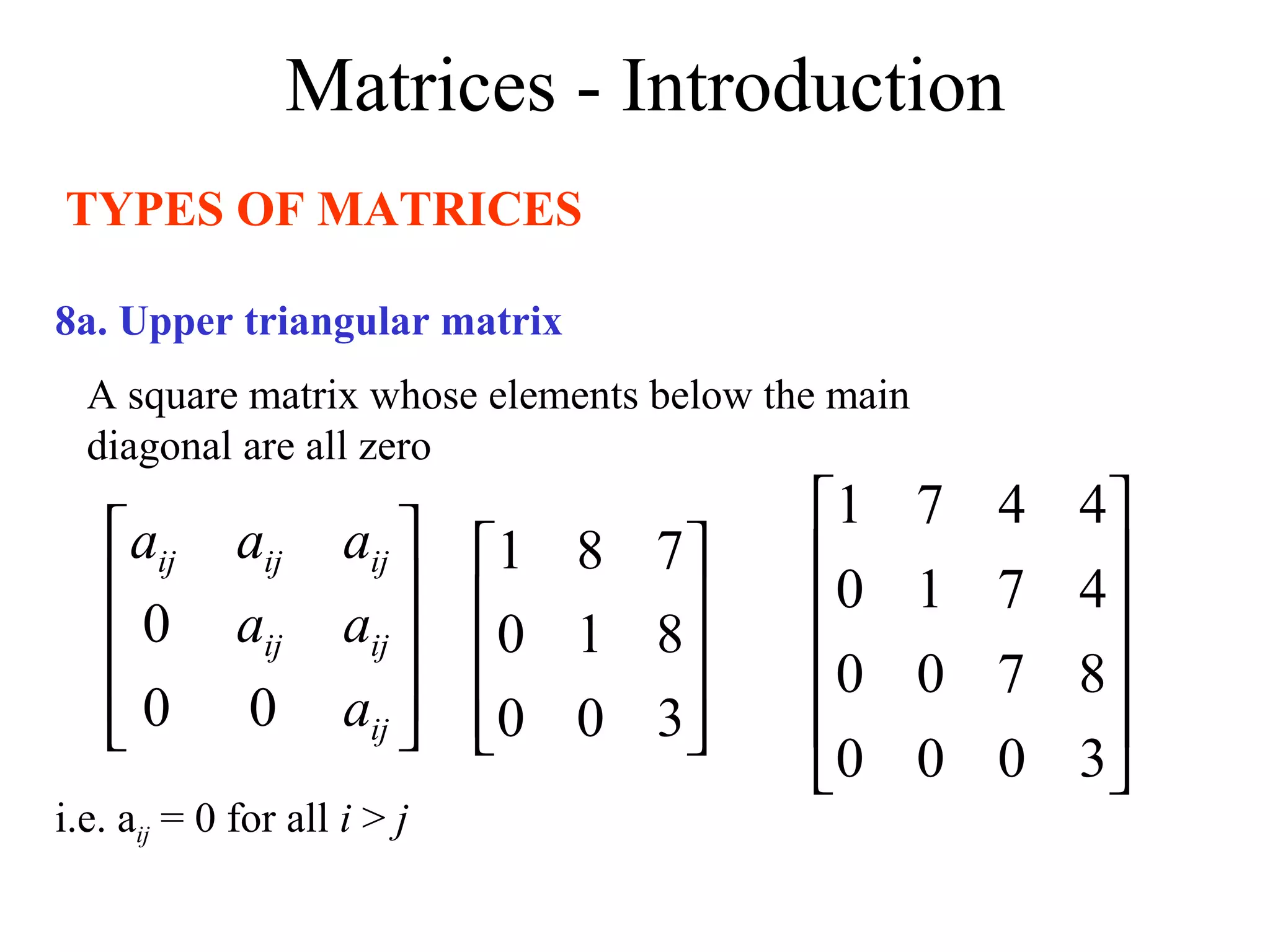 Ppt on matrices and Determinants | PPT