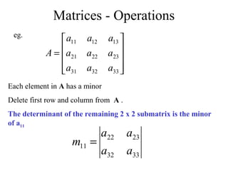 Ppt on matrices and Determinants | PPT