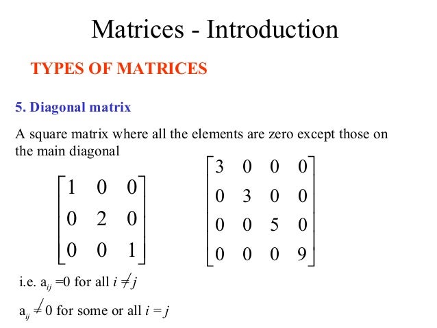 Ppt on matrices and Determinants