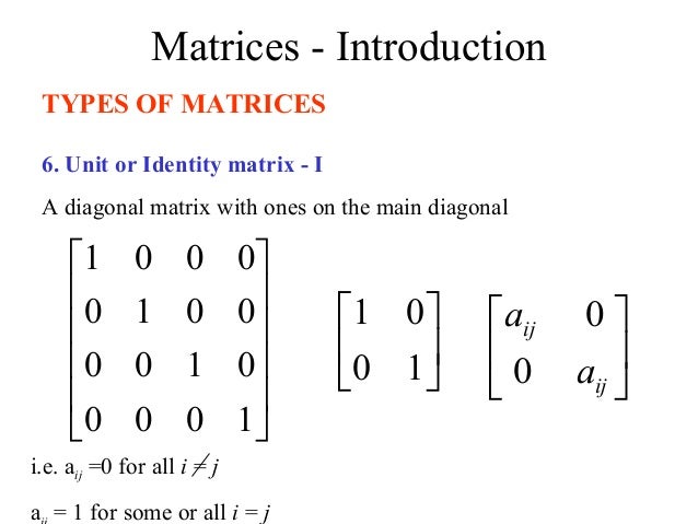 Ppt on matrices and Determinants