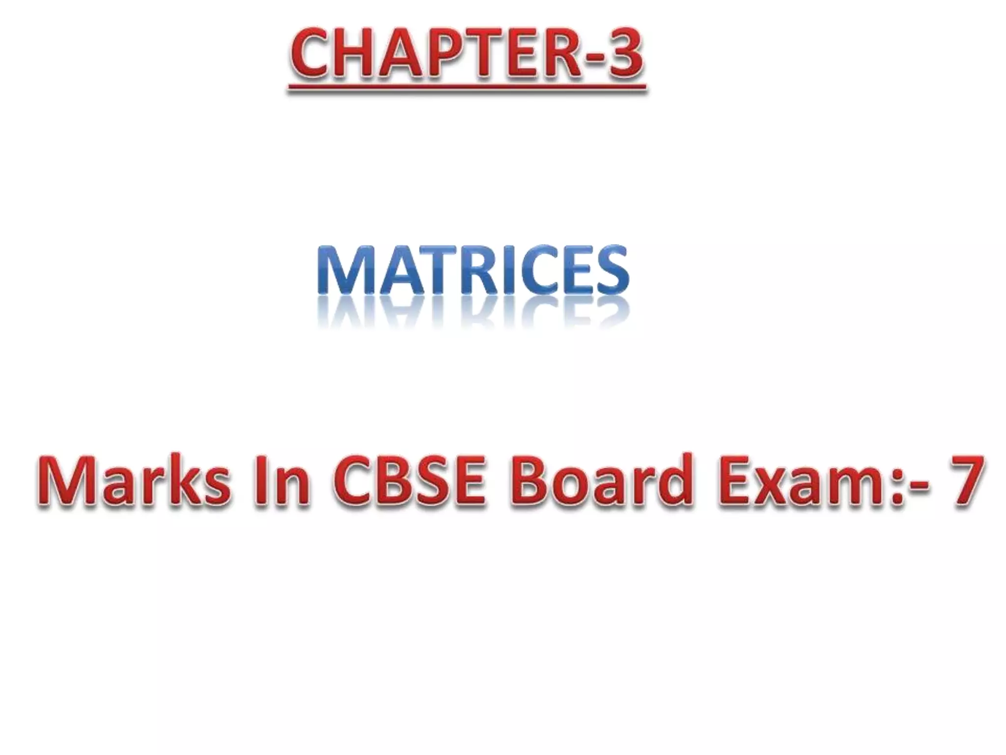 Ppt On Matrices Ppt 6501