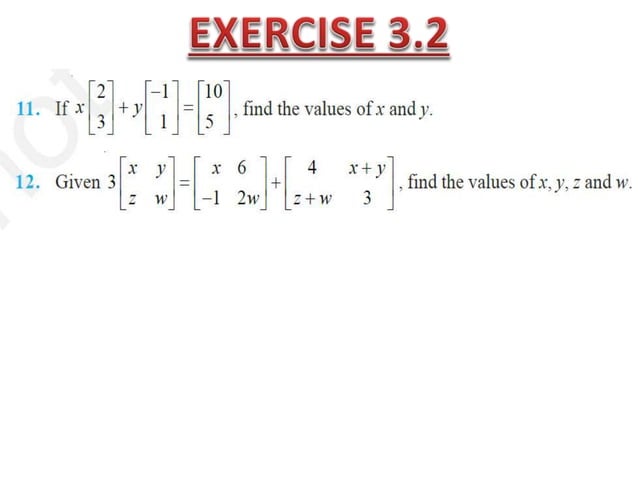 Ppt on matrices | PPT