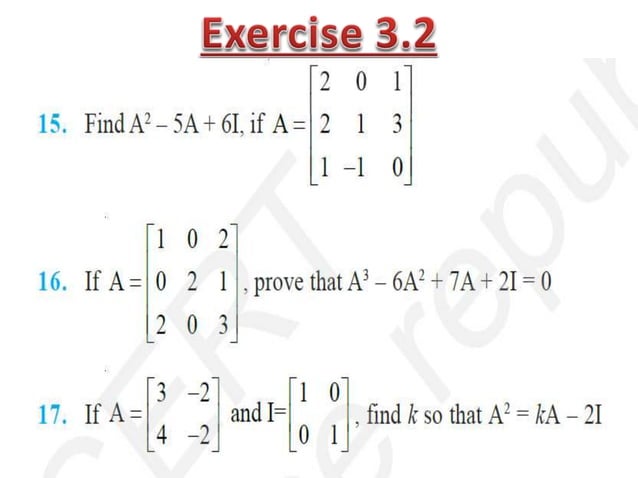 Ppt on matrices | PPT