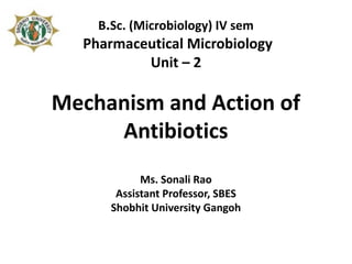 PPT on Mechanism & Action of Antibiotics.pdf