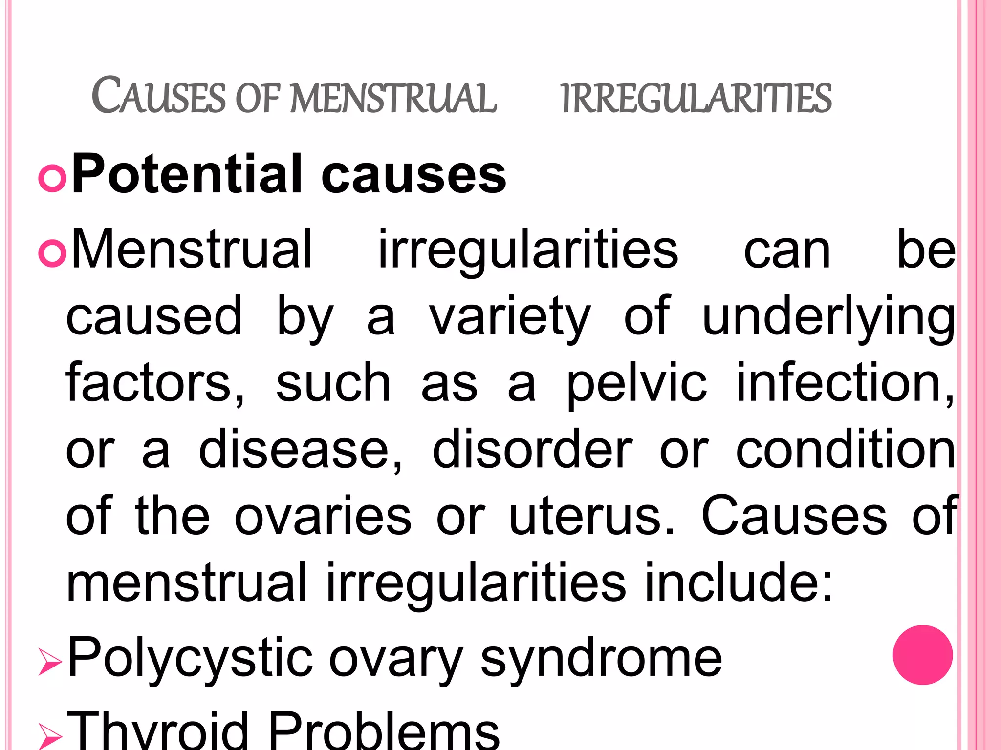 PPT on Menstrual irregularities (1).pptx