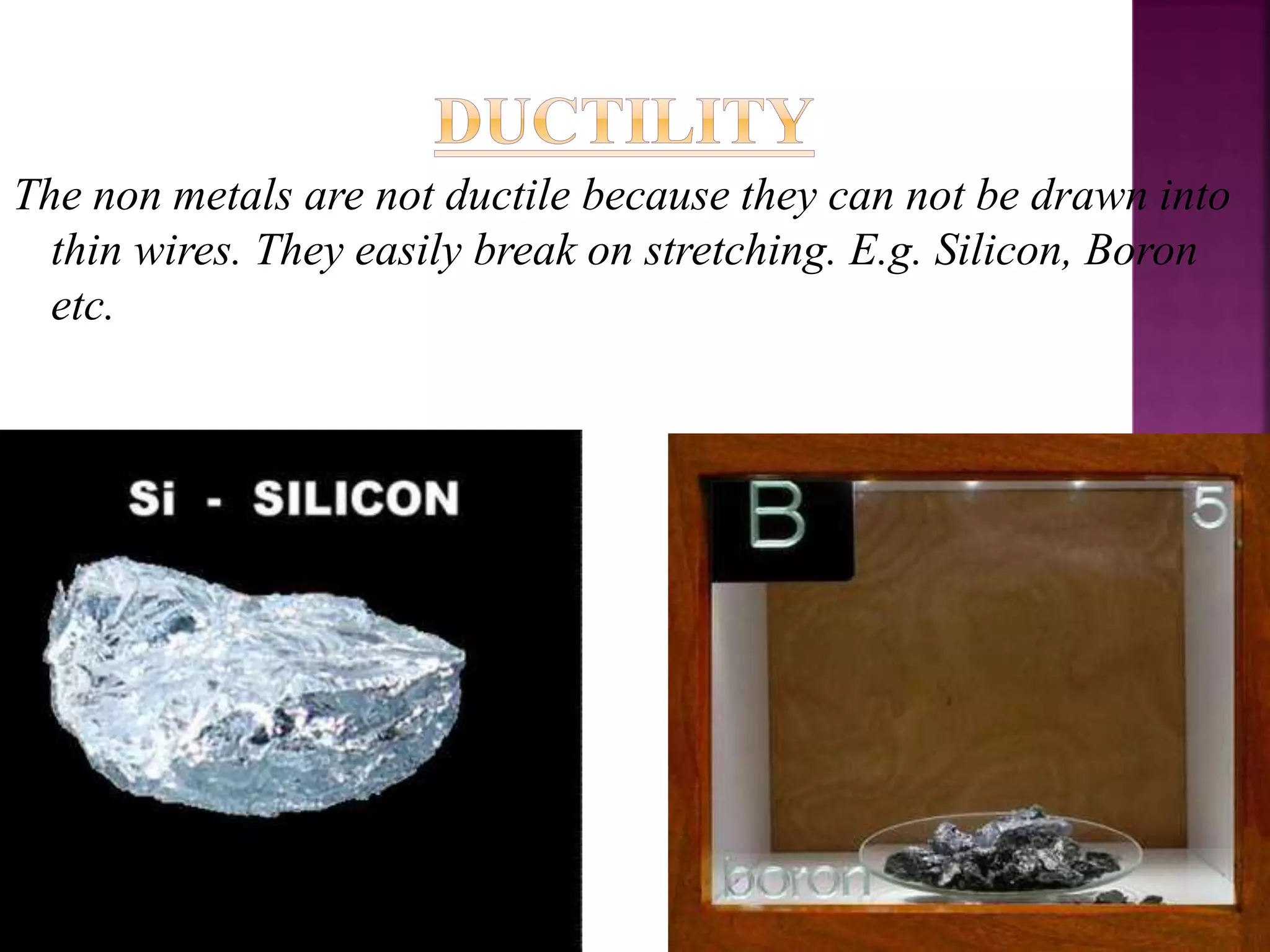 PowerPoint Presentation on Metals and Non Metals | PPTX