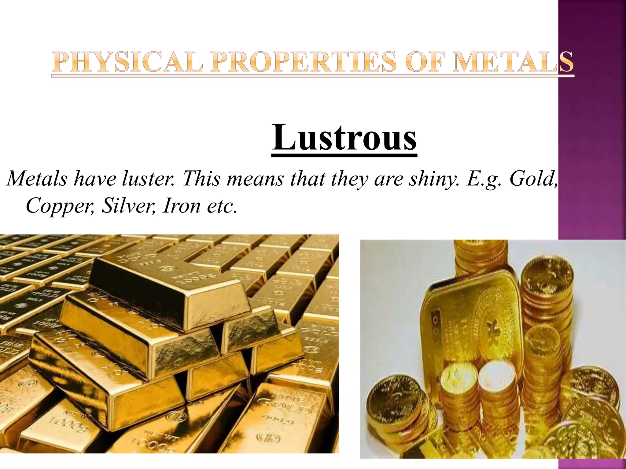 PowerPoint Presentation on Metals and Non Metals | PPTX