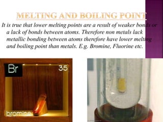 PowerPoint Presentation on Metals and Non Metals | PPTX