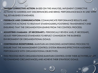 Presentation on management control and information system | PPT