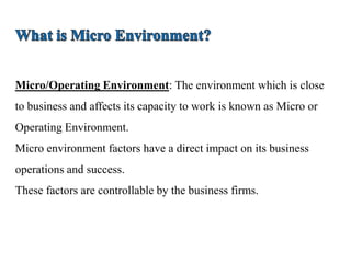 Ppt on micro be | PPTX | Business | Business and Finance