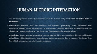 microbial ecology and microbial interaction | PPTX