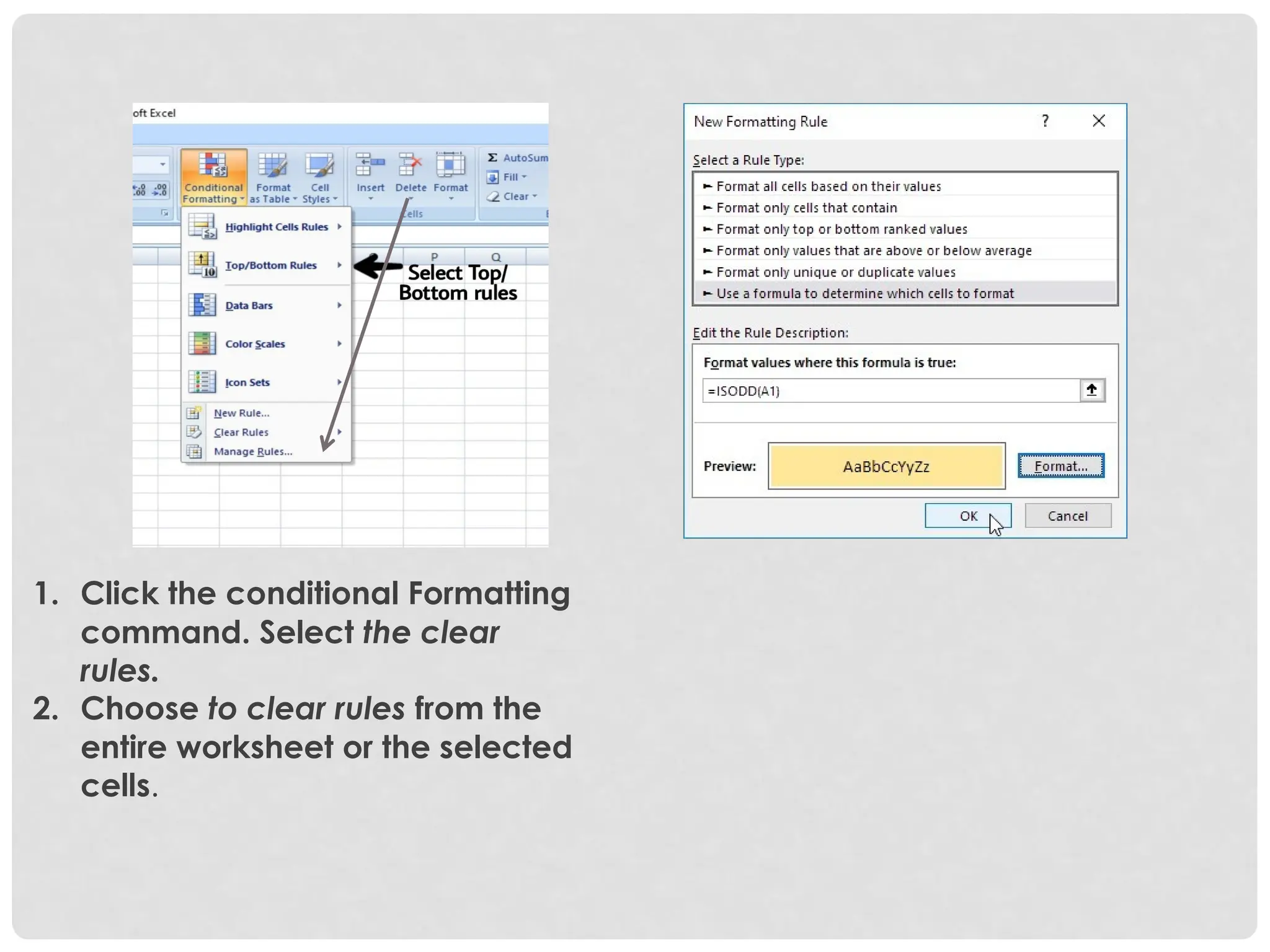 PowerPoint presentation on Microsoft Excel.docx
