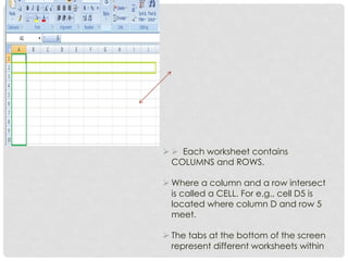 PowerPoint presentation on Microsoft Excel.docx