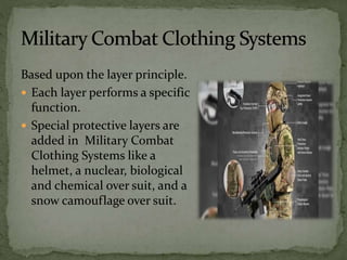 Military textile | PPT