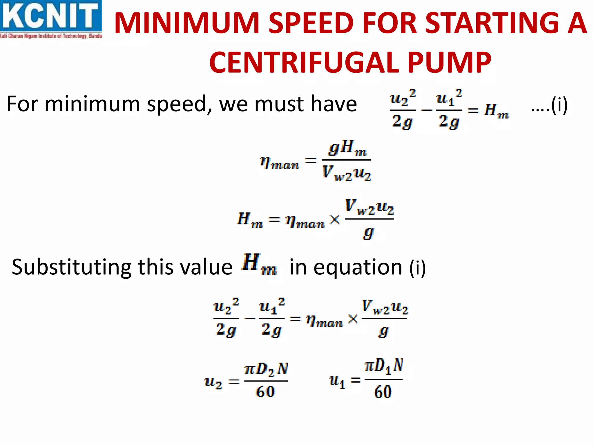 PPT ON MINIMUM SPEED OF PUMP.pptx