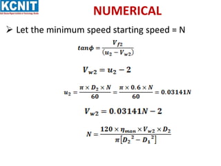 PPT ON MINIMUM SPEED OF PUMP.pptx