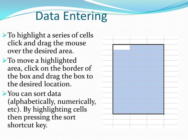 Ppt on ms excel | PPTX | Desktop Publishing | Computer Software and ...