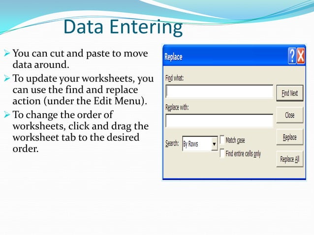 Ppt on ms excel | PPTX | Desktop Publishing | Computer Software and Applications