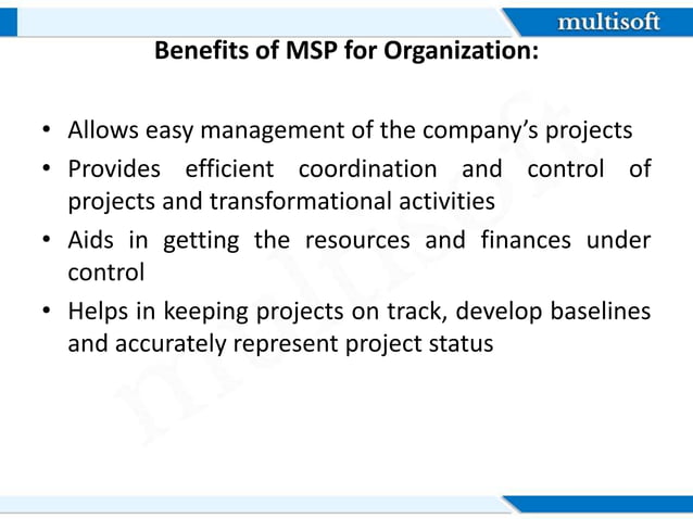 MSP Training | PPTX | Business | Business and Finance