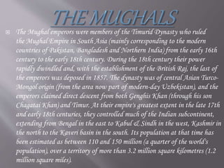 Ppt on mughal emperors | PPTX