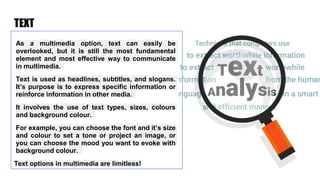 PPT on Multimedia and its utility.pptx