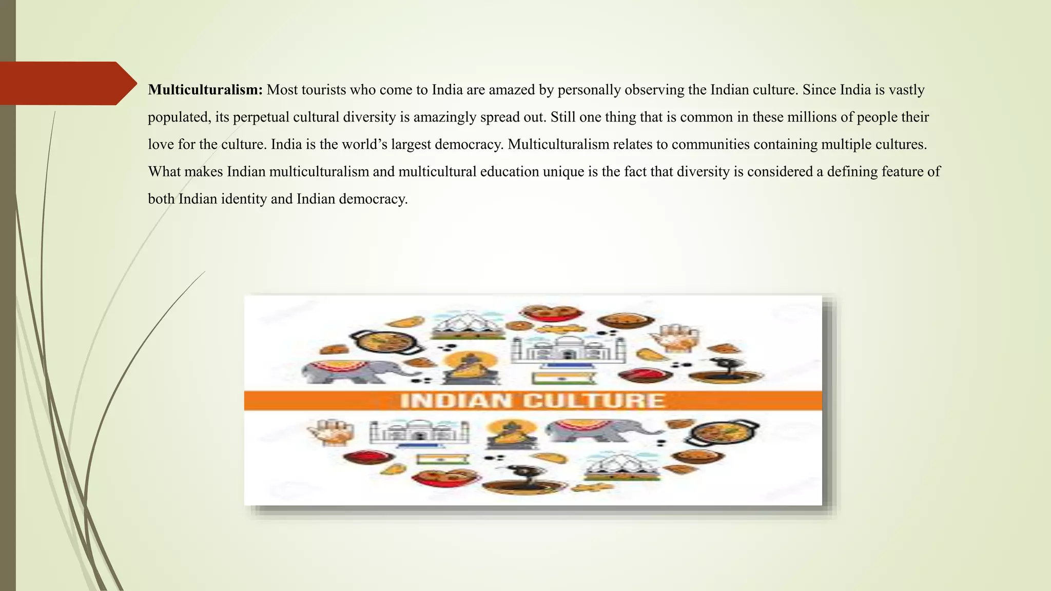 Multipicity of Indian culture | PPTX