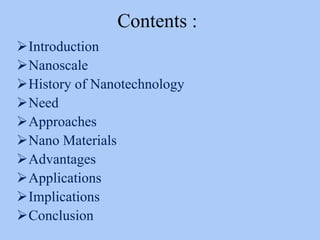 Ppt on NANO TECHNOLOGY | PPTX