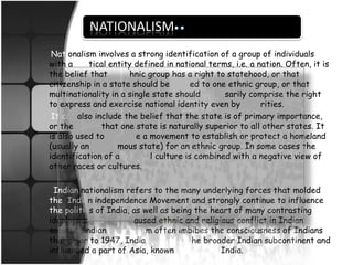 Nationalism In India | PPTX
