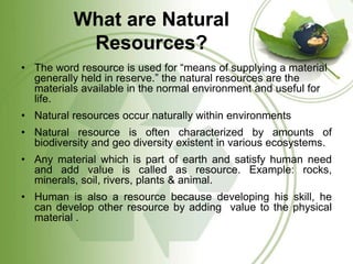 natural resources | PPTX