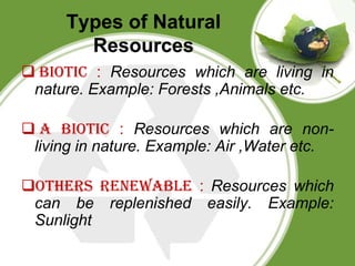 natural resources | PPTX