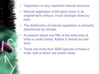 Natural Vegetation | PPTX
