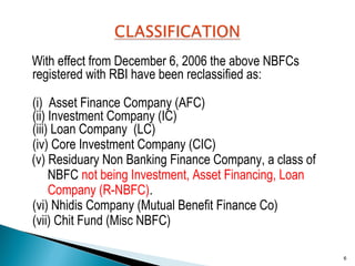 PPT on NBFCs & CIC in India | PPT