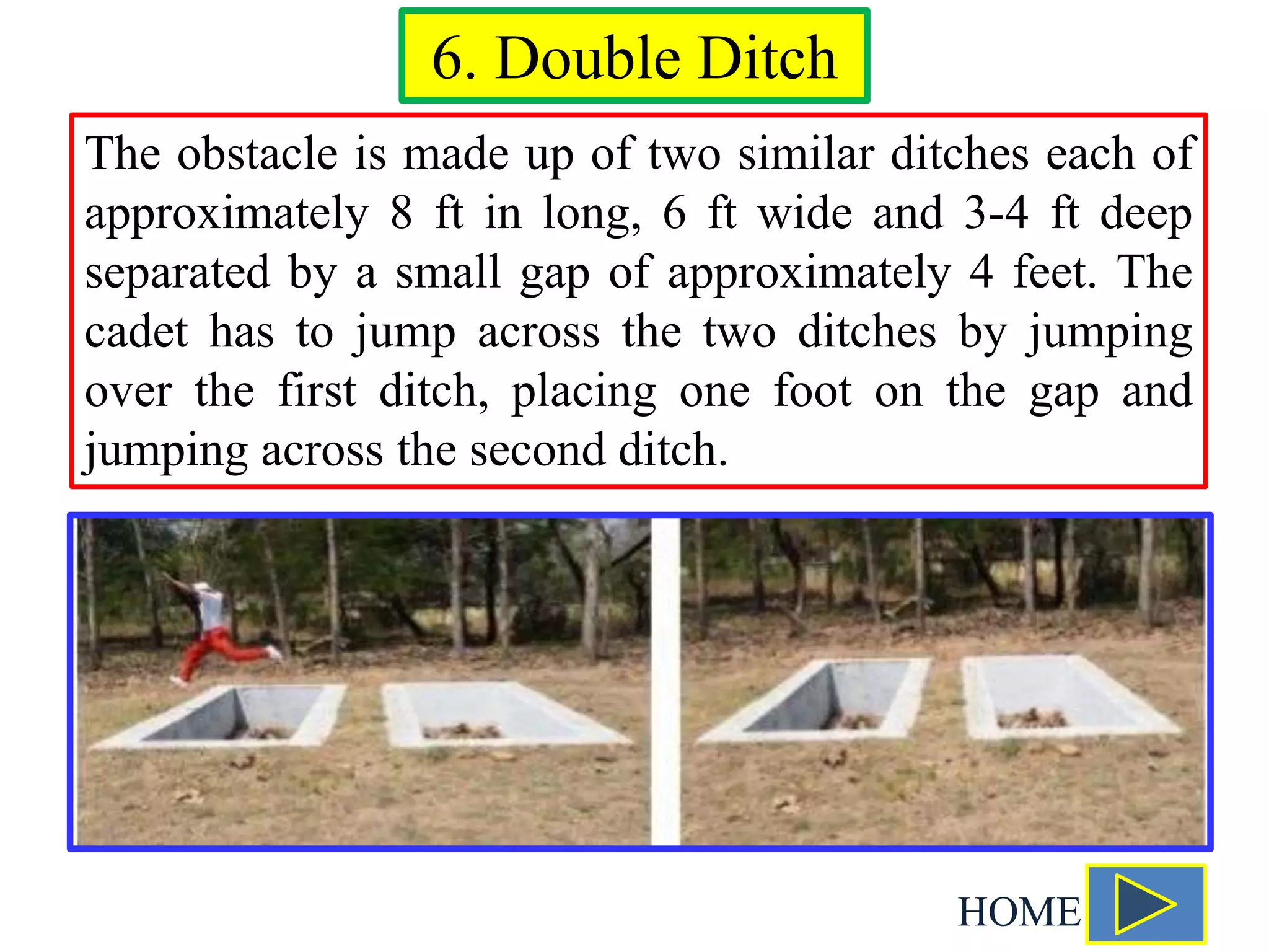 NCC Obstacle Training : Lt. Cdr. M. Arokiasamy | PPTX