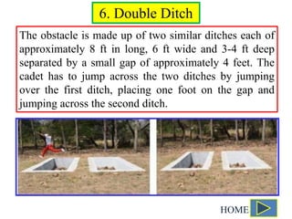 NCC Obstacle Training : Lt. Cdr. M. Arokiasamy | PPTX