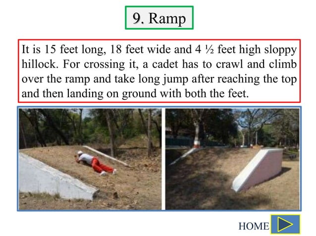 NCC Obstacle Training : Lt. Cdr. M. Arokiasamy | PPTX | Track and Field ...