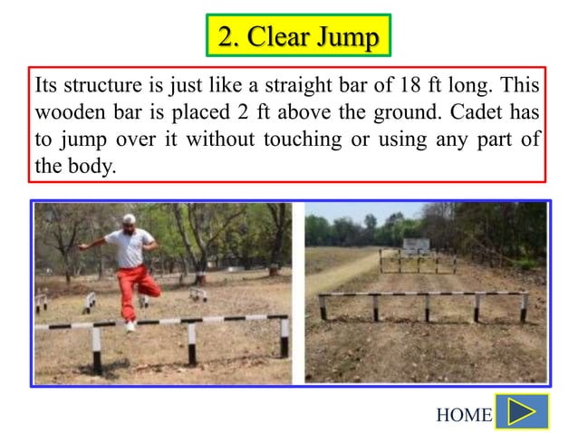 NCC Obstacle Training : Lt. Cdr. M. Arokiasamy | PPTX | Track and Field ...