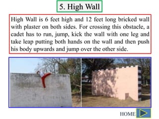 NCC Obstacle Training : Lt. Cdr. M. Arokiasamy | PPTX