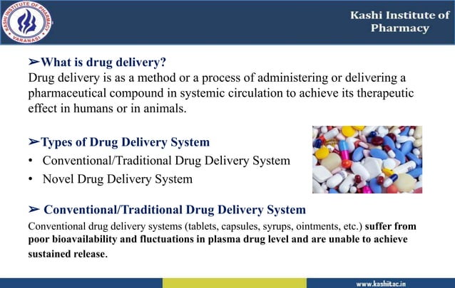 Novel Drug Delivery System (NDDS) | PPTX | Substance Abuse | Diseases ...