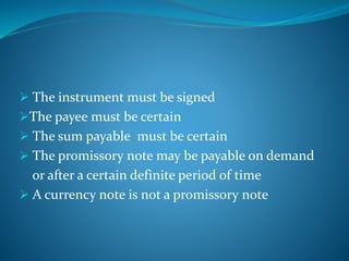 Negotiable Instrument | PPTX