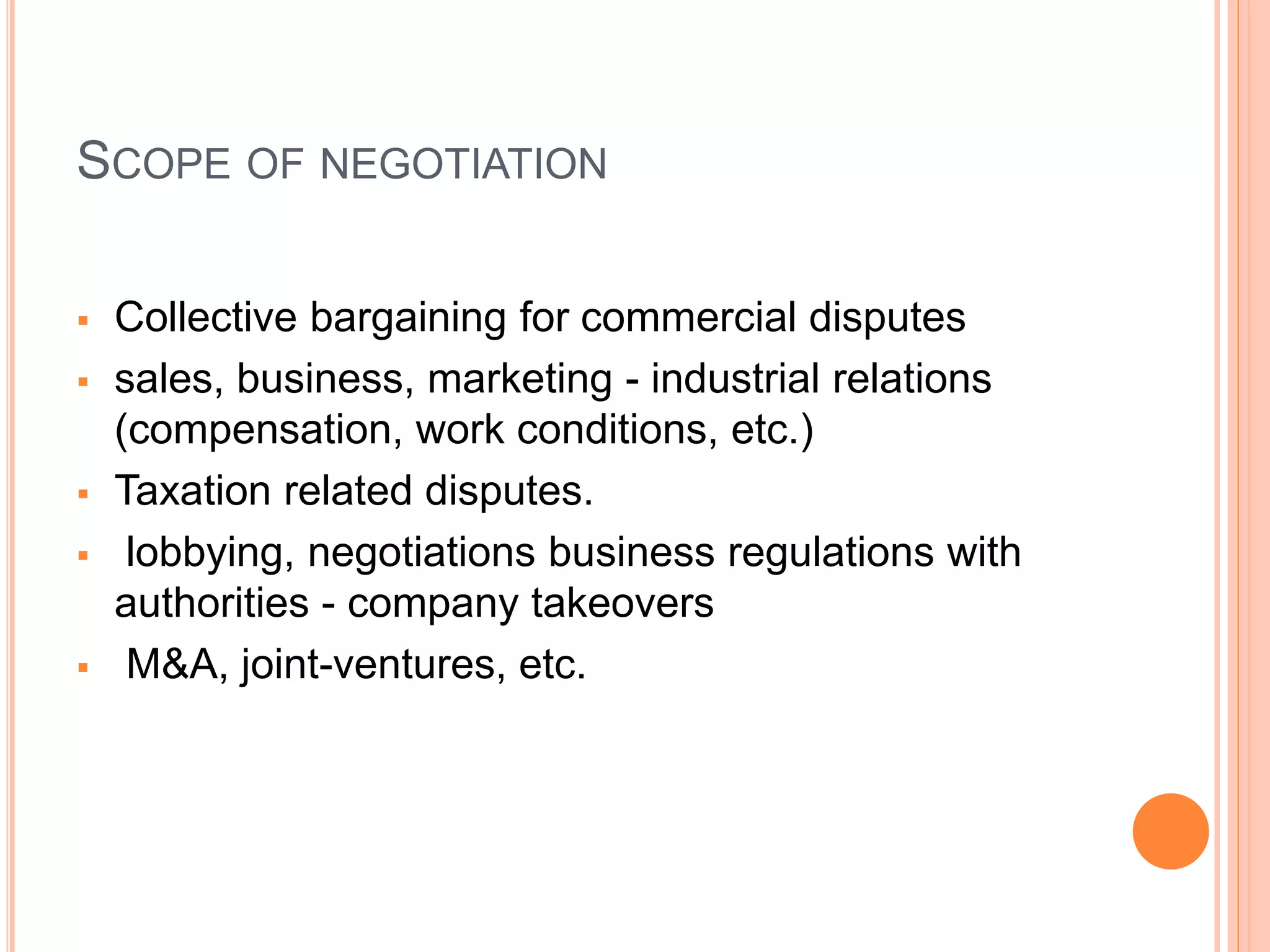 Ppt on negotiation in india | PPTX