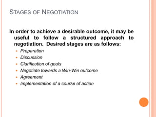 Ppt on negotiation in india | PPTX