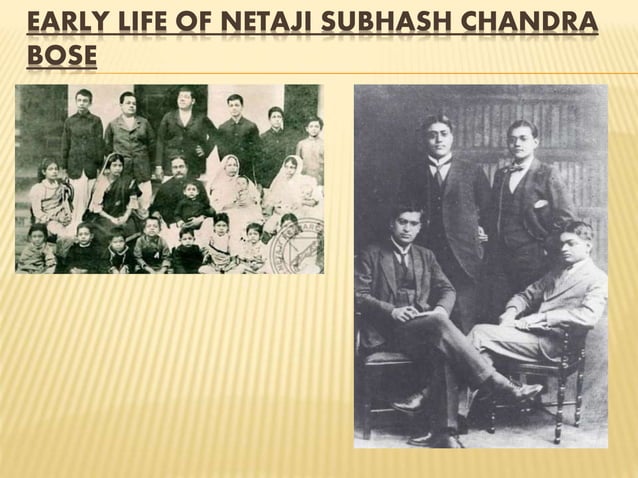 POWER POINT PRESENTATION ON NETAJI SUBHASH CHANDRA BOSE. | PPTX