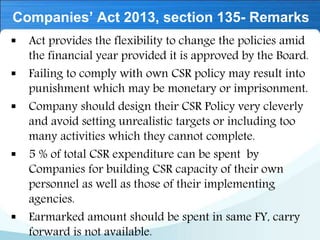 PPT on New CSR Legislation | PPTX | Business Accounting & Finance ...