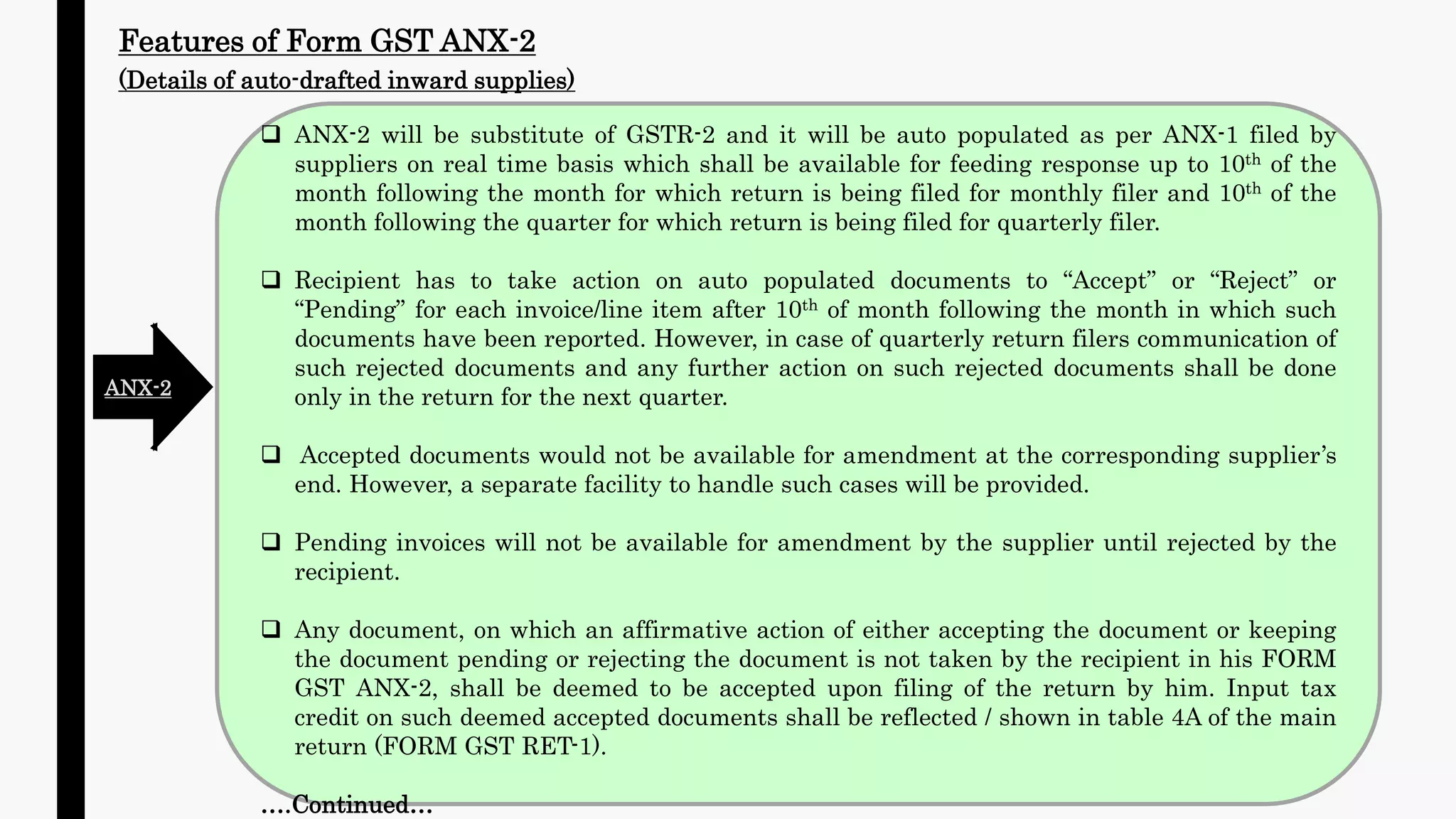 PPT on New GST Return System | PPTX