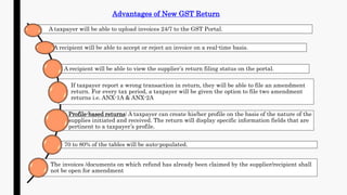 PPT on New GST Return System | PPTX
