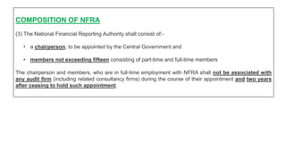 National Financial Reporting Authority Rules 2018 | PPTX